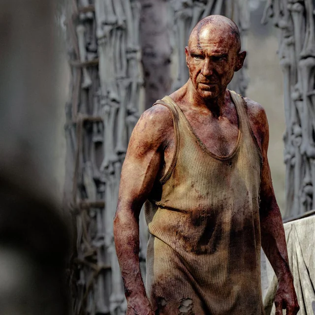 Creating art on the beach