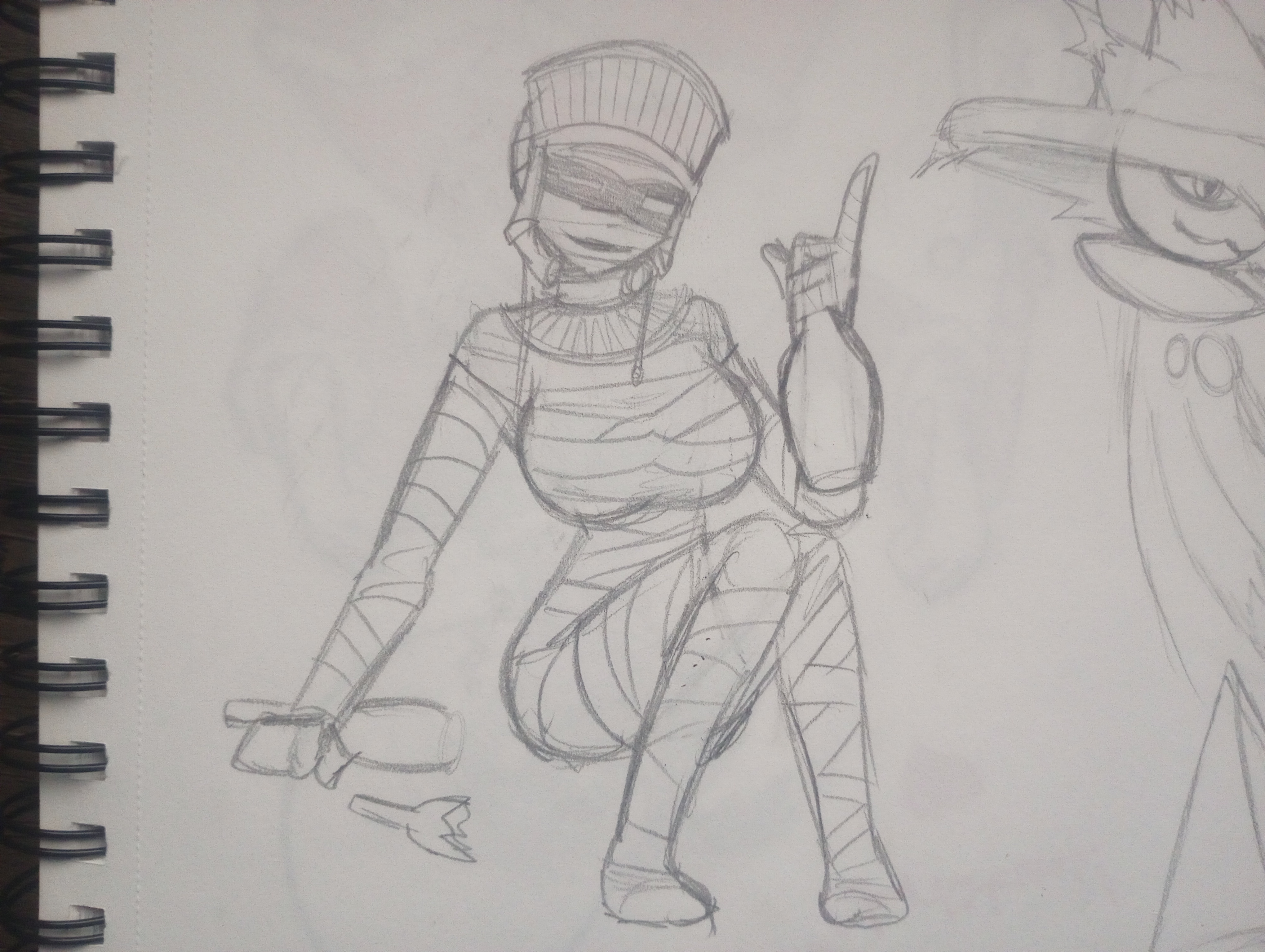 OC Art, Sketches playing Ready or Not at years end